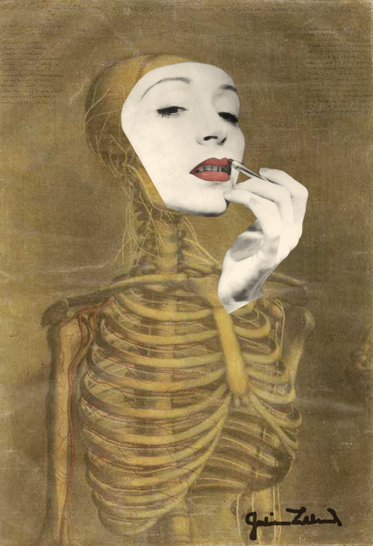 Julia Lillard collage, art – The PasseNger Times art