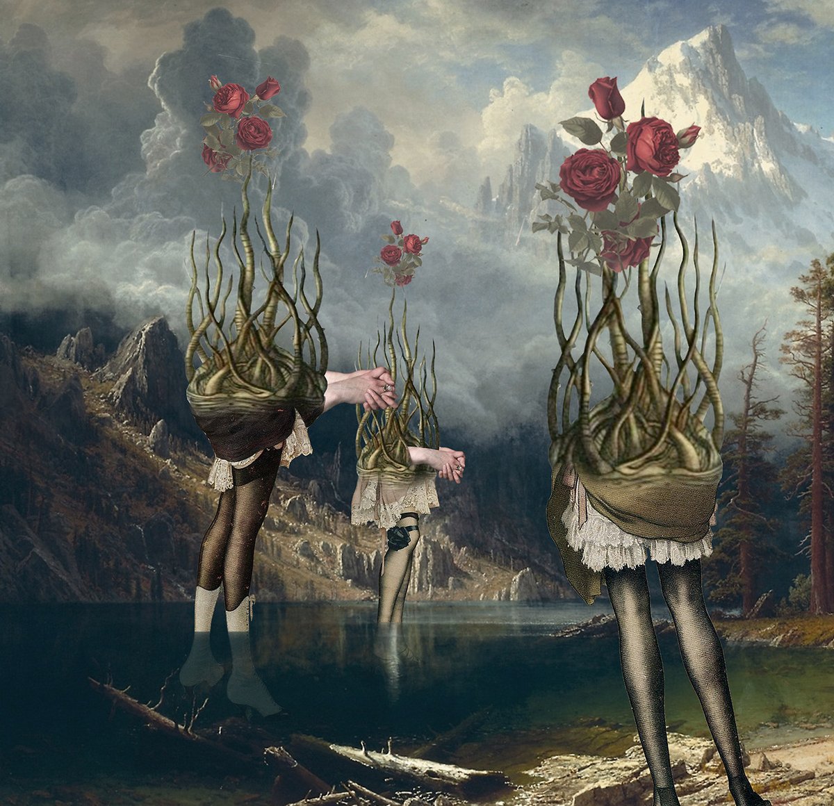 Julia Lillard collage, art – The PasseNger Times art